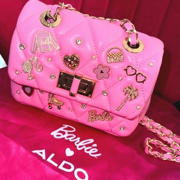 Barbie | Bags | Barbie Quilted Charm Crossbody Bag | Poshmark